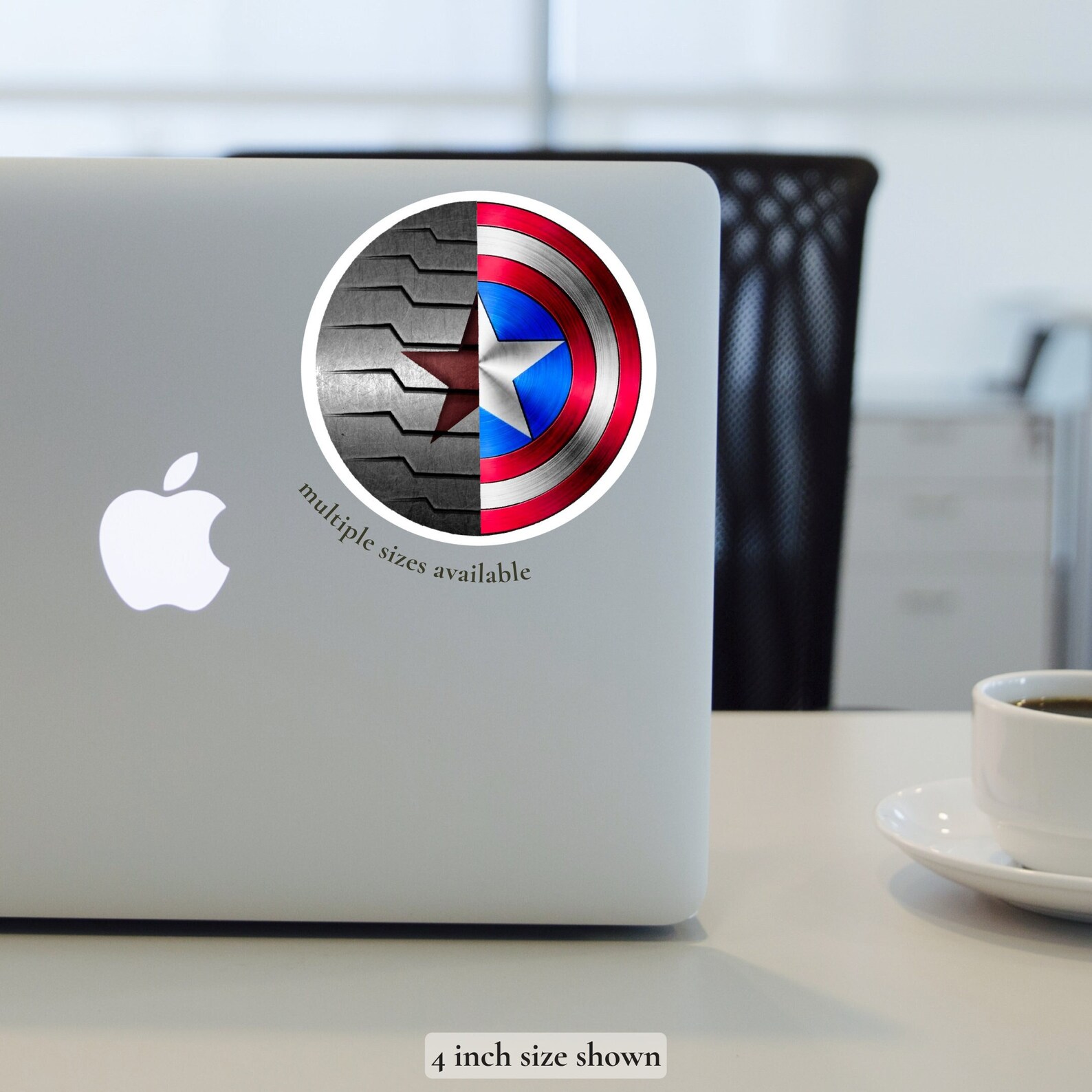 Captain America & Winter Soldier Shield Sticker Multiple - Etsy