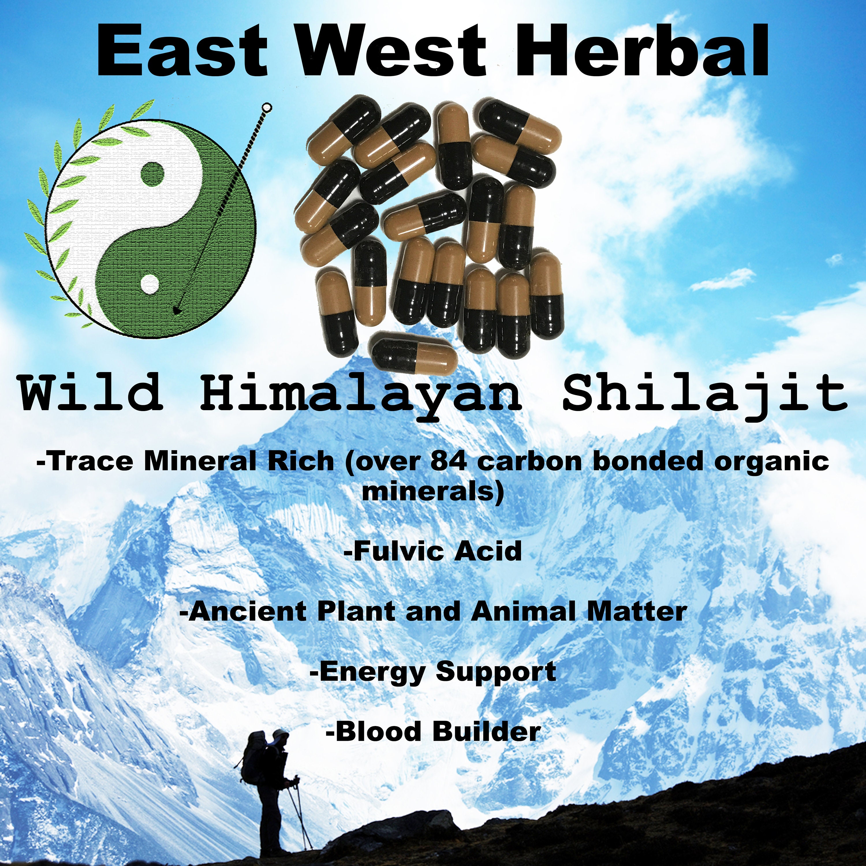 Shilajit Capsules 50% Fulvic Acid Wild Himalayan Shilajit 200 - Etsy