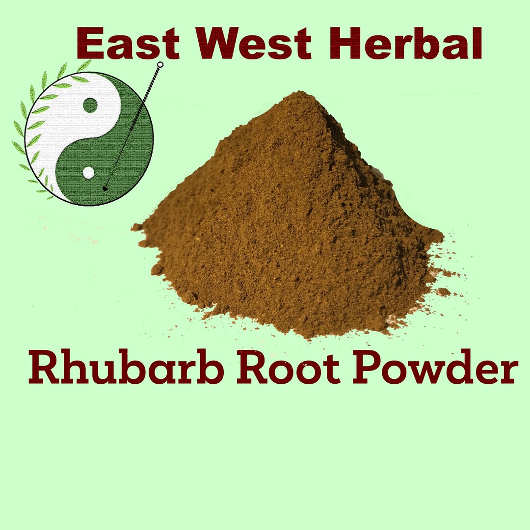 2oz Rhubarb Root Powder Powder Rheum Palmatum Tea Herb East - Etsy
