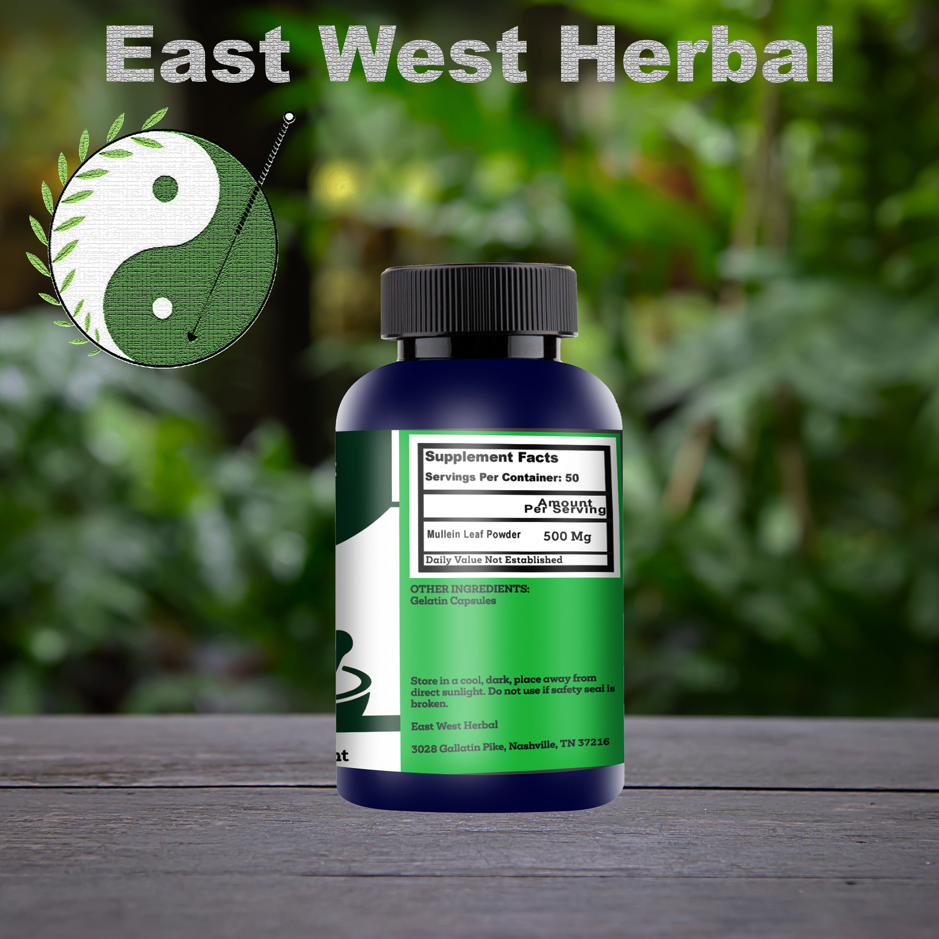 Mullein Capsules Verbascum Thapsus Capsules Mullein Pills Herbal ...