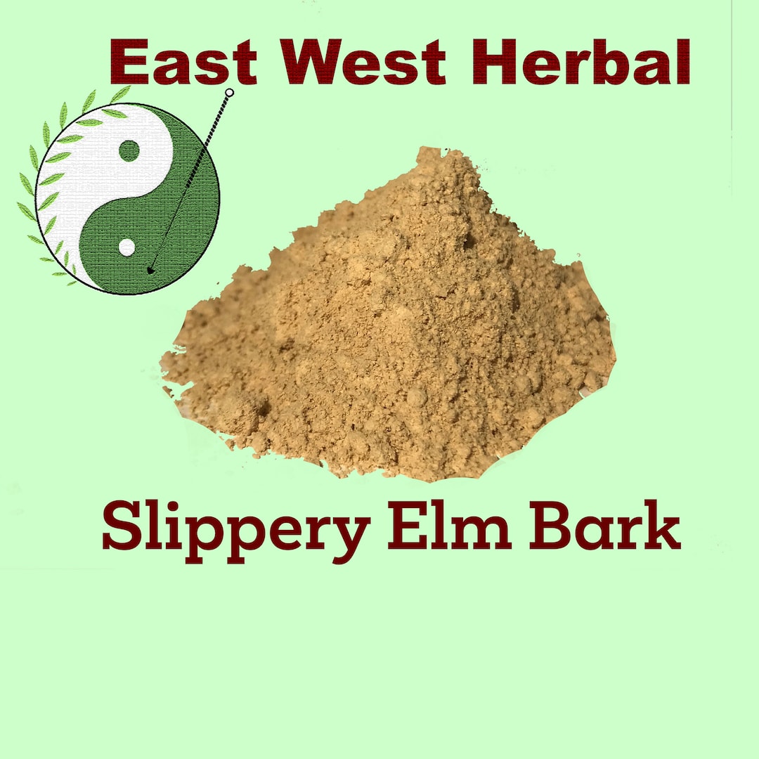 Slippery Elm Bark Powder Ulmus Rubra Herb Tea East West Herbal - Etsy