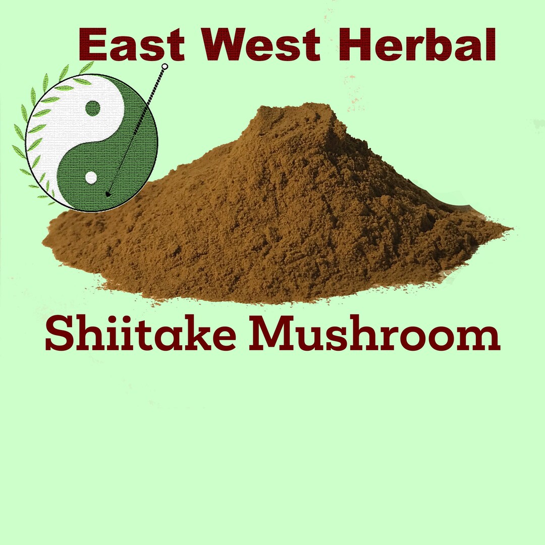 Shiitake Mushroom Extract Powder Herb Tea East West Herbal - Etsy