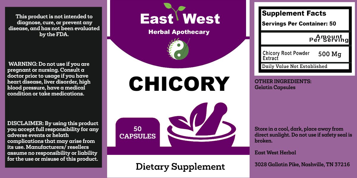 Chicory Root Capsules Cichorium Intybus Capsules Chicory Root Extract ...