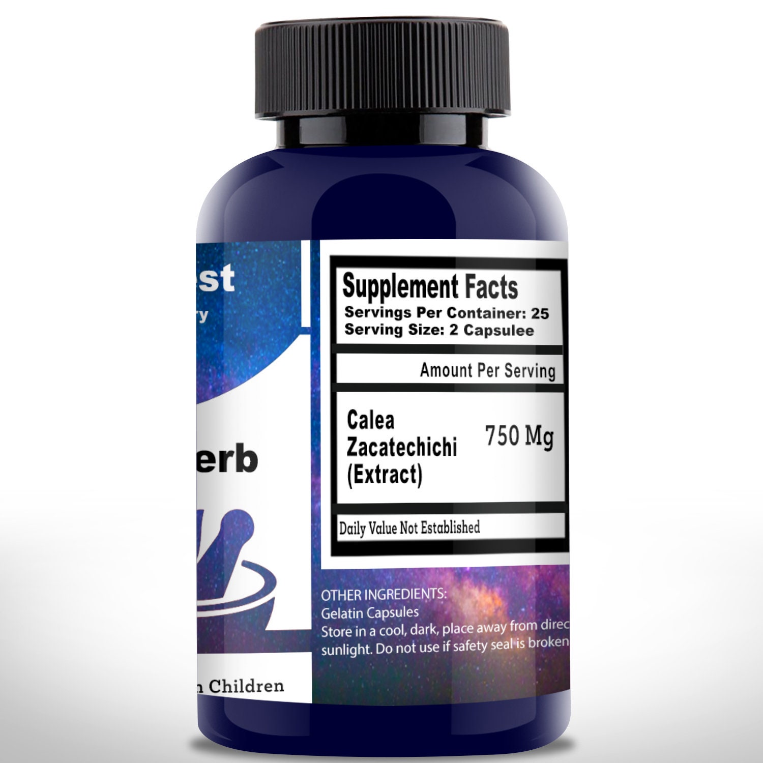 Dream Herb Calea Zacatechichi Extract Capsules Mexican Dream Herb Lucid ...