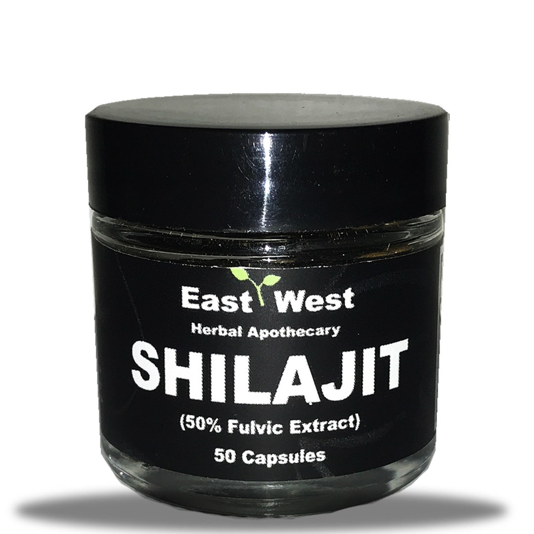 Shilajit Capsules 50% Fulvic Acid Wild Himalayan Shilajit 200 MG ...