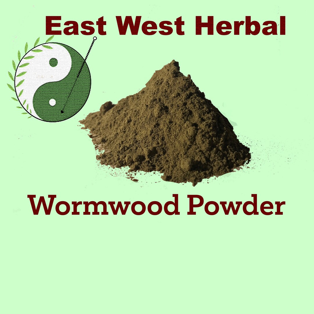 Wormwood Powder, Powder Artemisia Absinthium Tea Herb East West Herbal ...