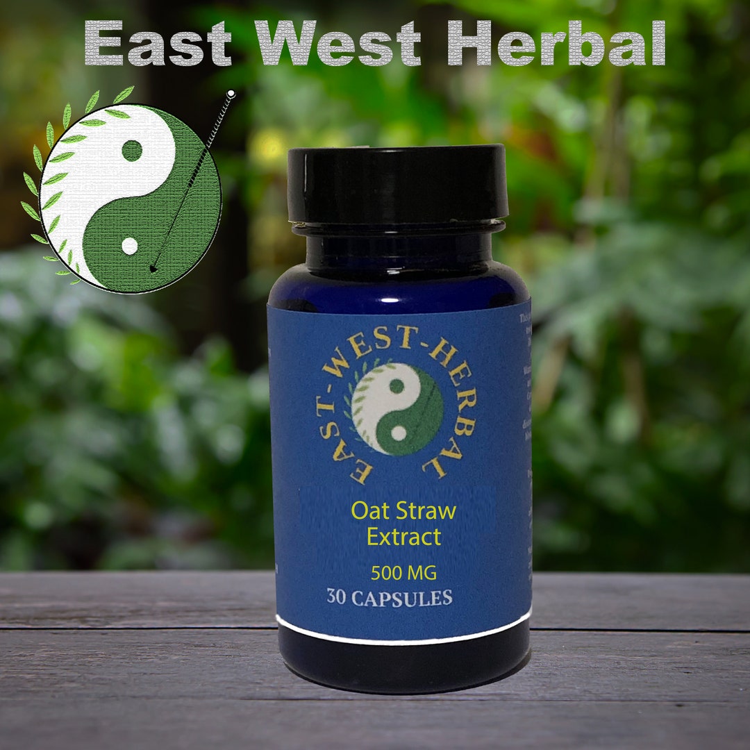 Oat Straw Extract Capsules Avena Sativa Capsules East West Herbal - Etsy