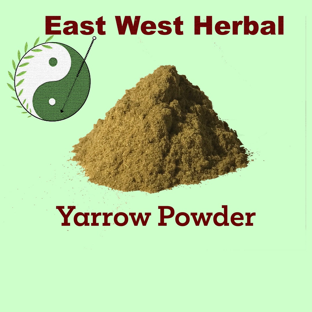 Yarrow Powder Achillea Millefolium Tea Herb East West Herbal - Etsy