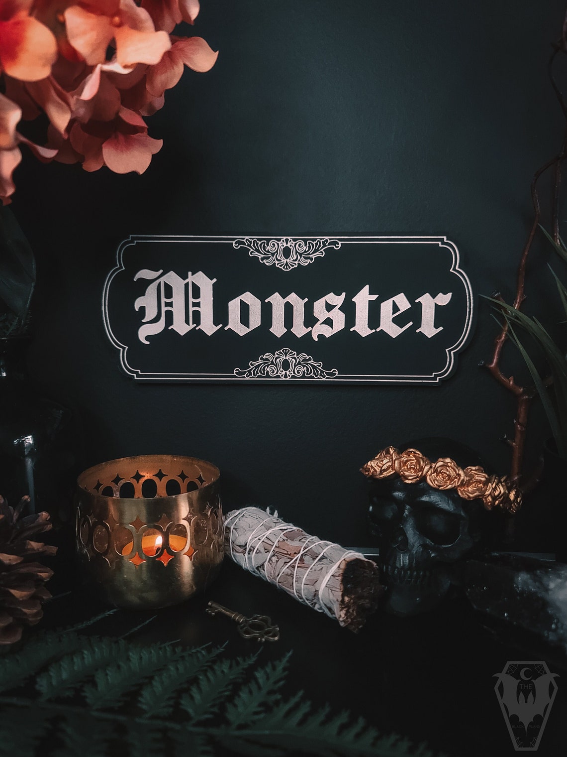 Monster Victorian Wall Plank Spooky Wall Art Goth Decor - Etsy UK