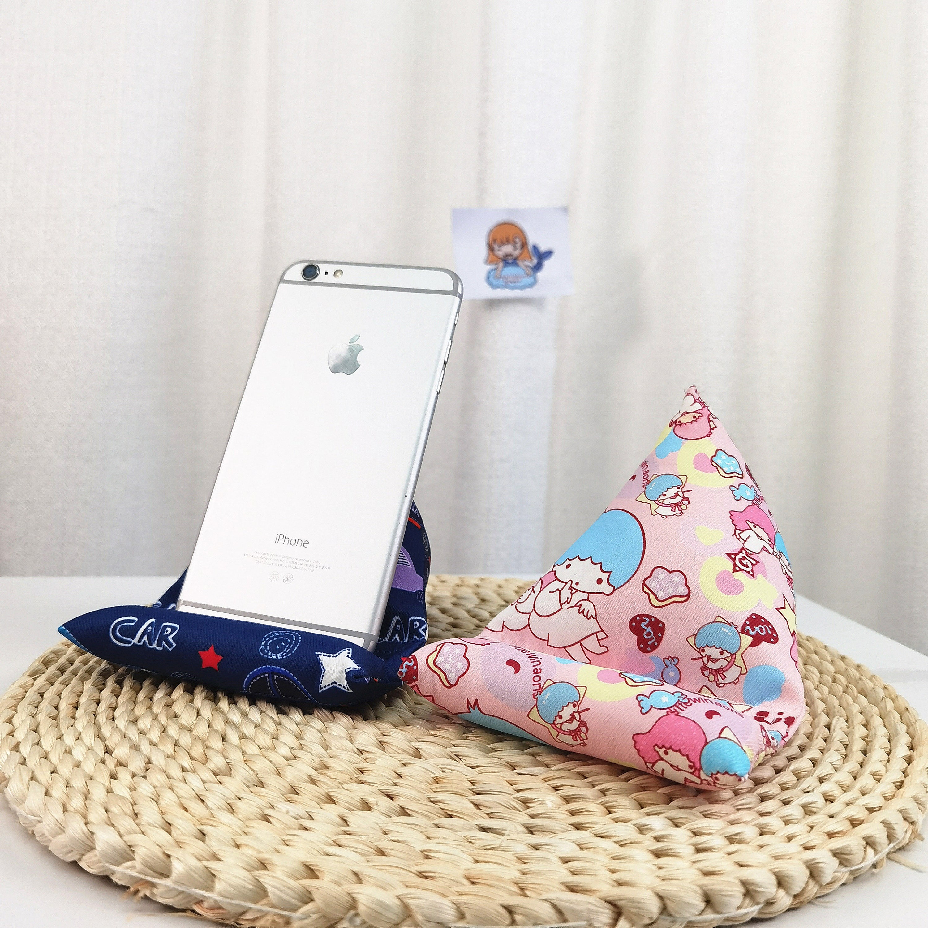 Fabric Phone Pillow Fabric Phone Holder Fabric iPad Mini | Etsy