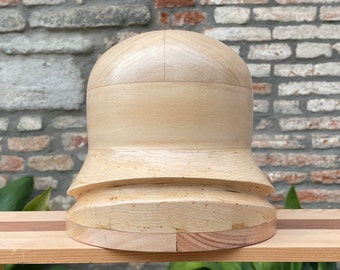 Wooden Hat Block / Shape for Hatmakers - Etsy