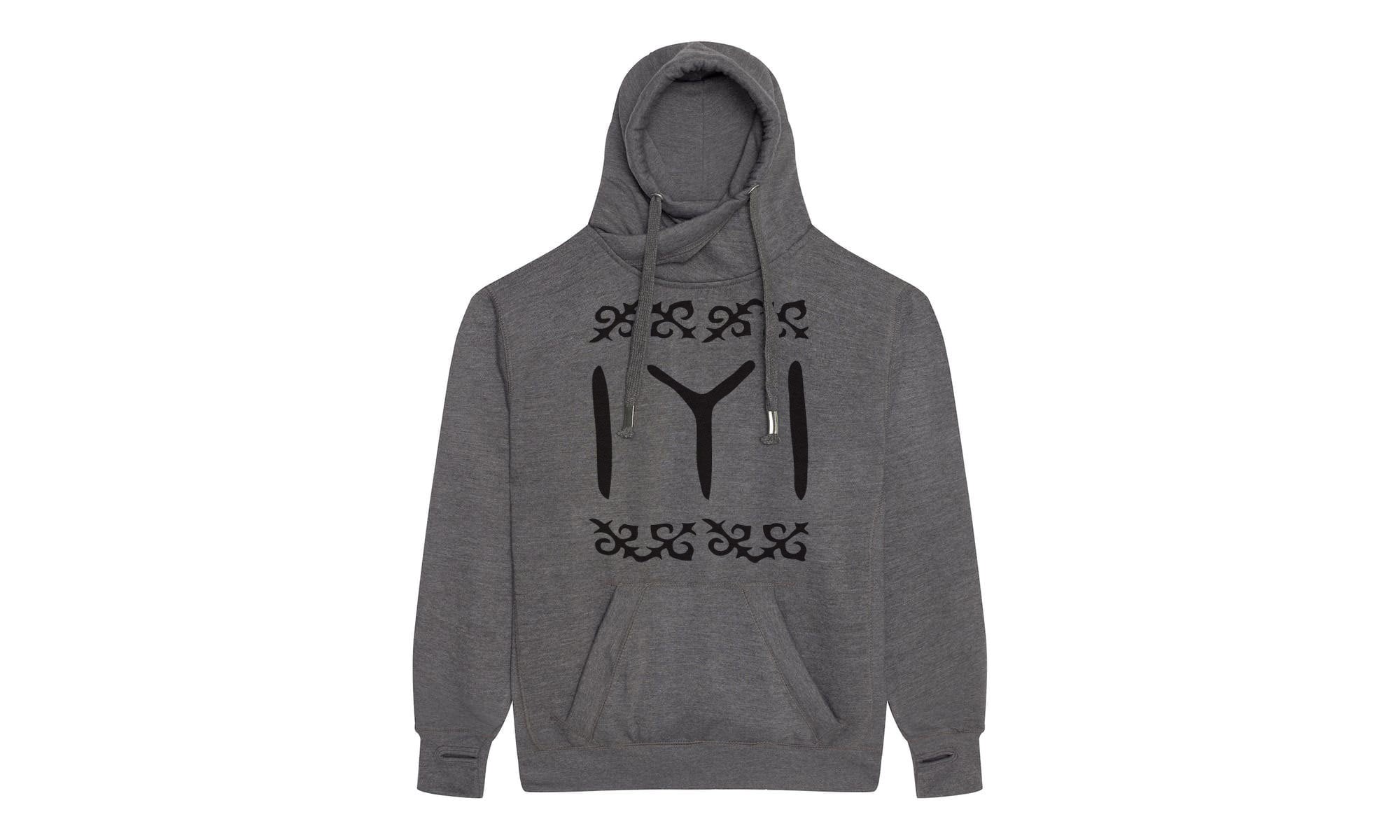 Authentic Ertugrul Kayi Tribe Emblem Crossneck Unisex Hoodie - Turkish ...