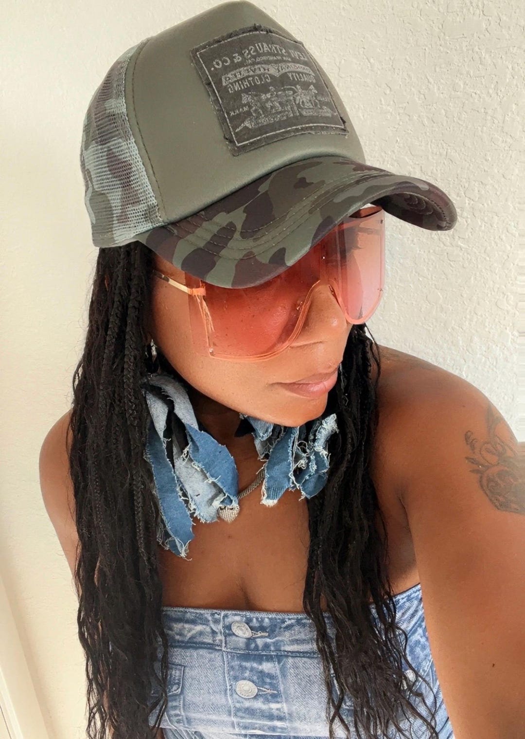 Custom Hat & Earrings Set - Etsy