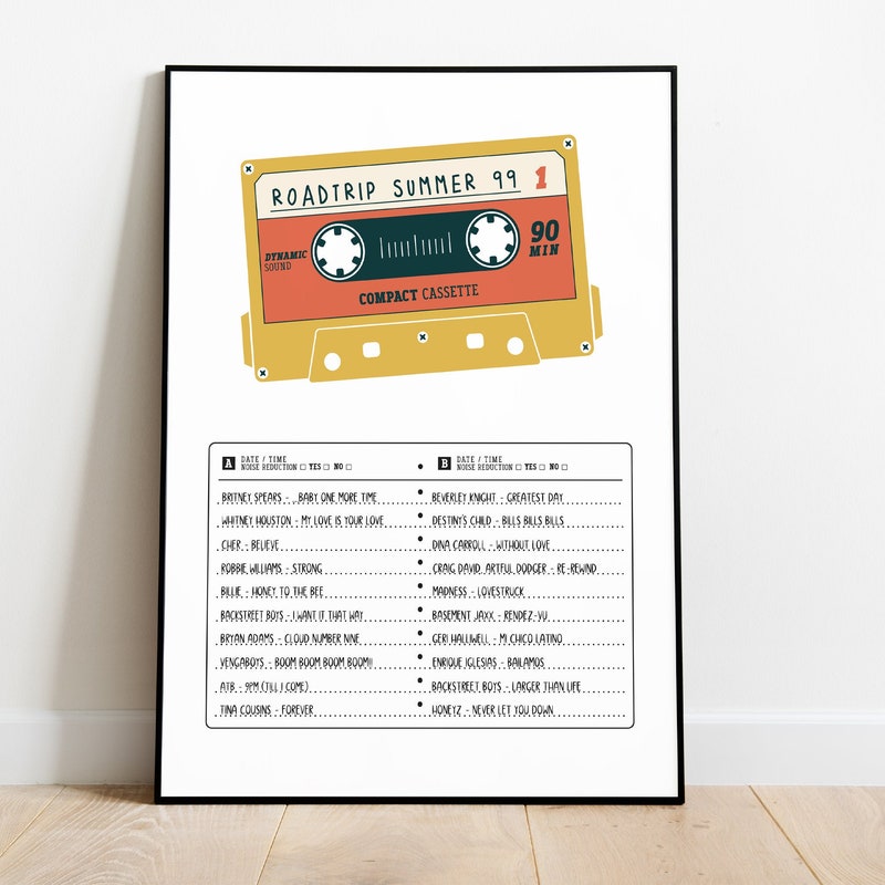 Cassette Tape Wall Art - Etsy
