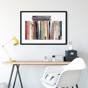 Personalised CD Stack Print, Retro Music Poster, Custom Favourite Song ...