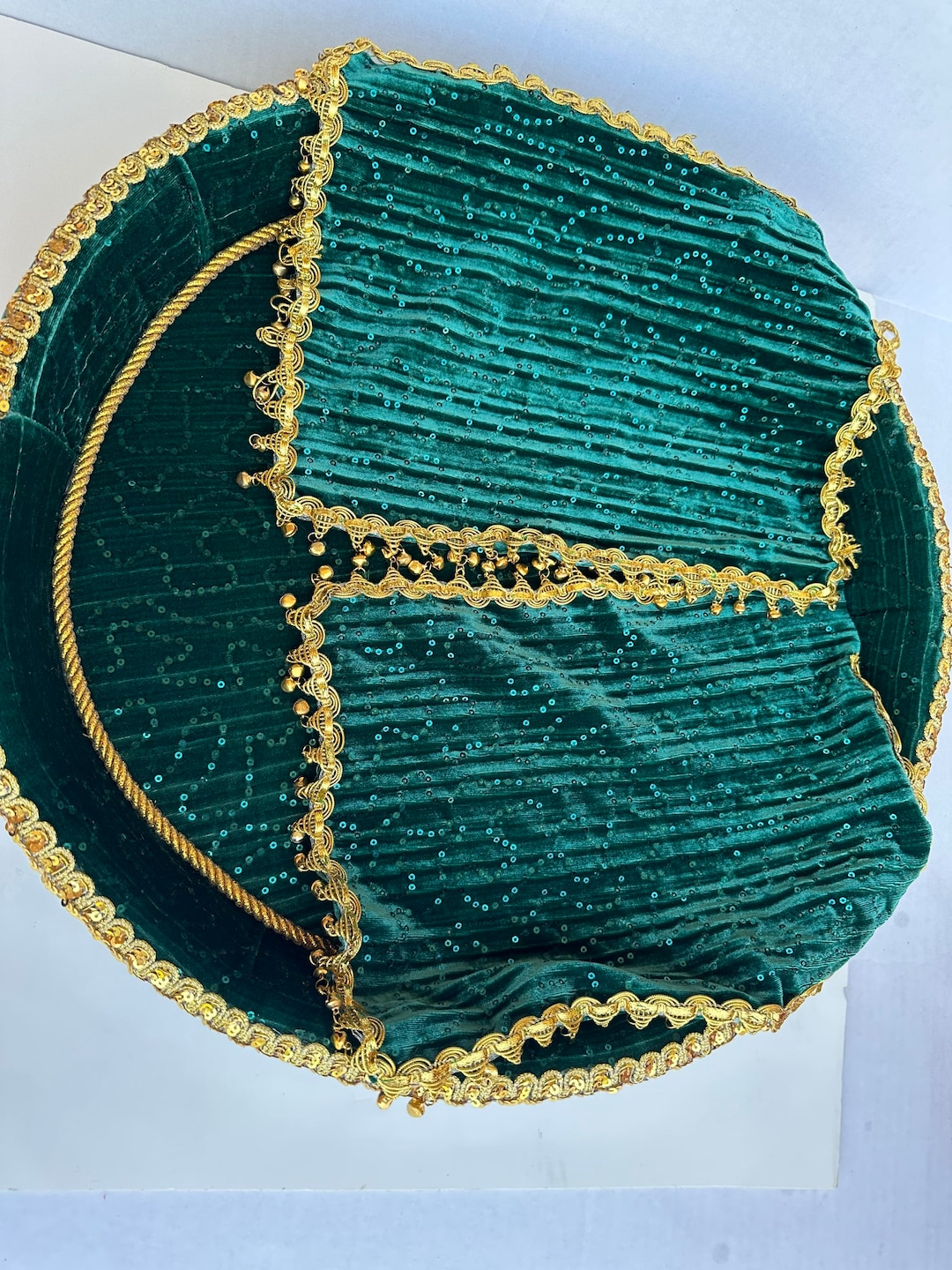 Green and Gold Henna Tray,henna Decor, Henna Night Handmade Basket ...