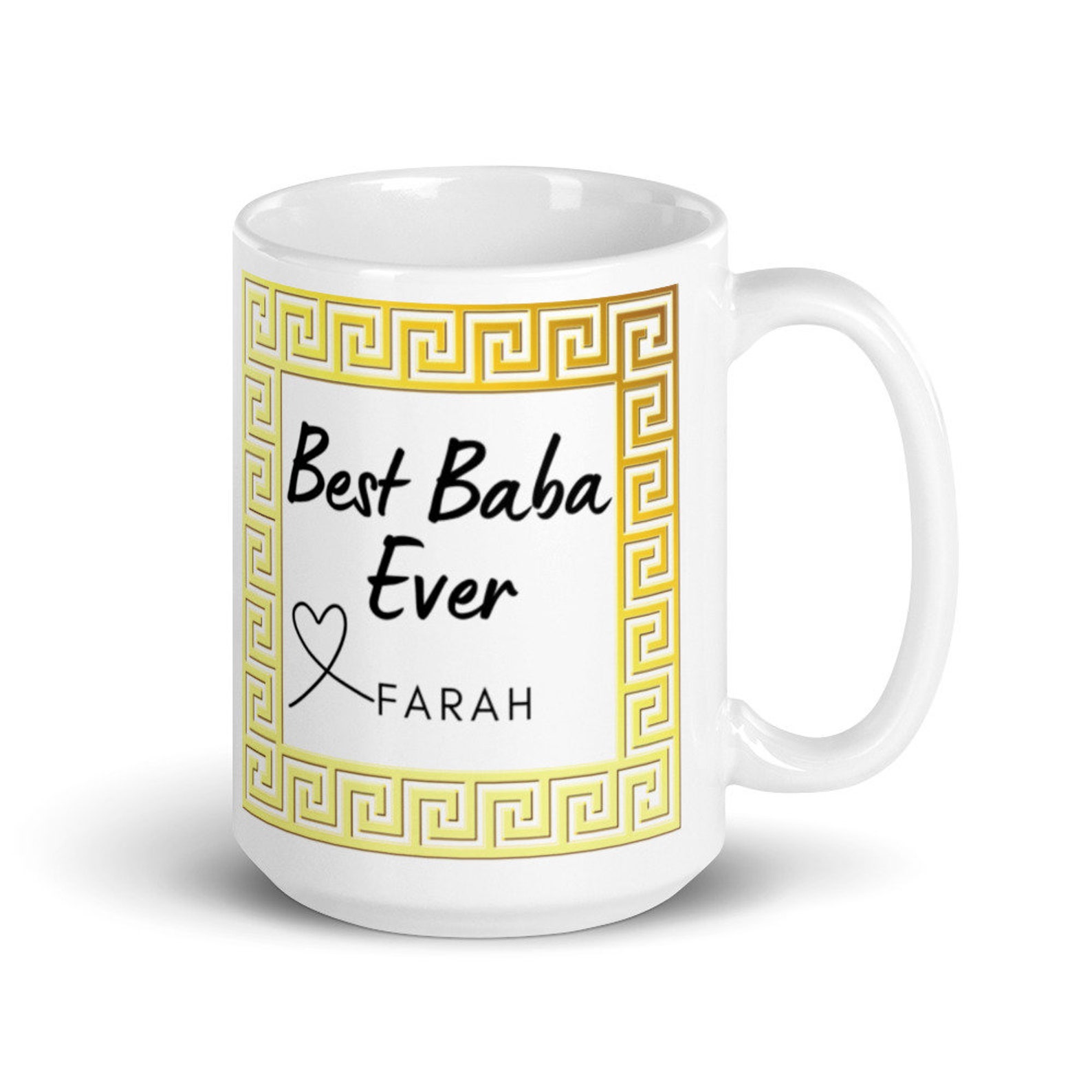 Best Baba Ever Mug Personalized name dad mug dad mug dad | Etsy