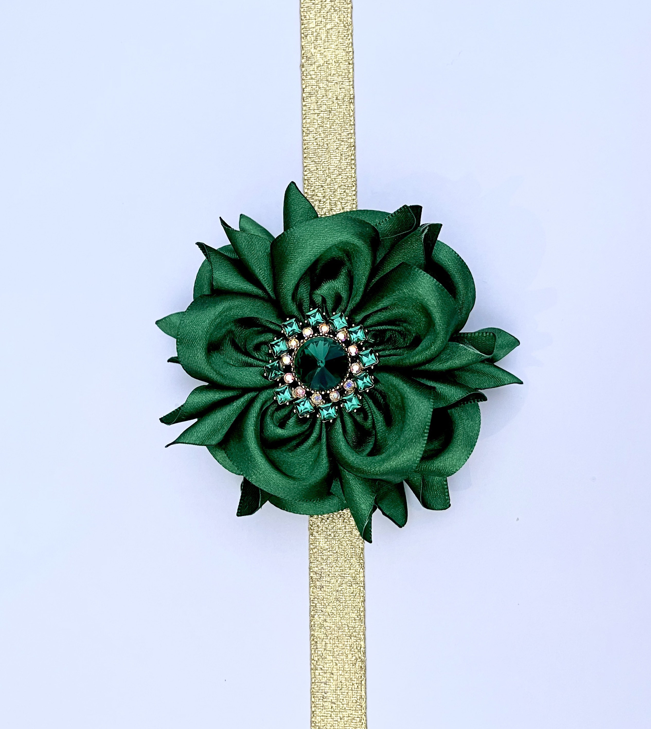 Emerald Green Henna Flower Hand Wraps- Set of 2 Flowers for Henna Night ...