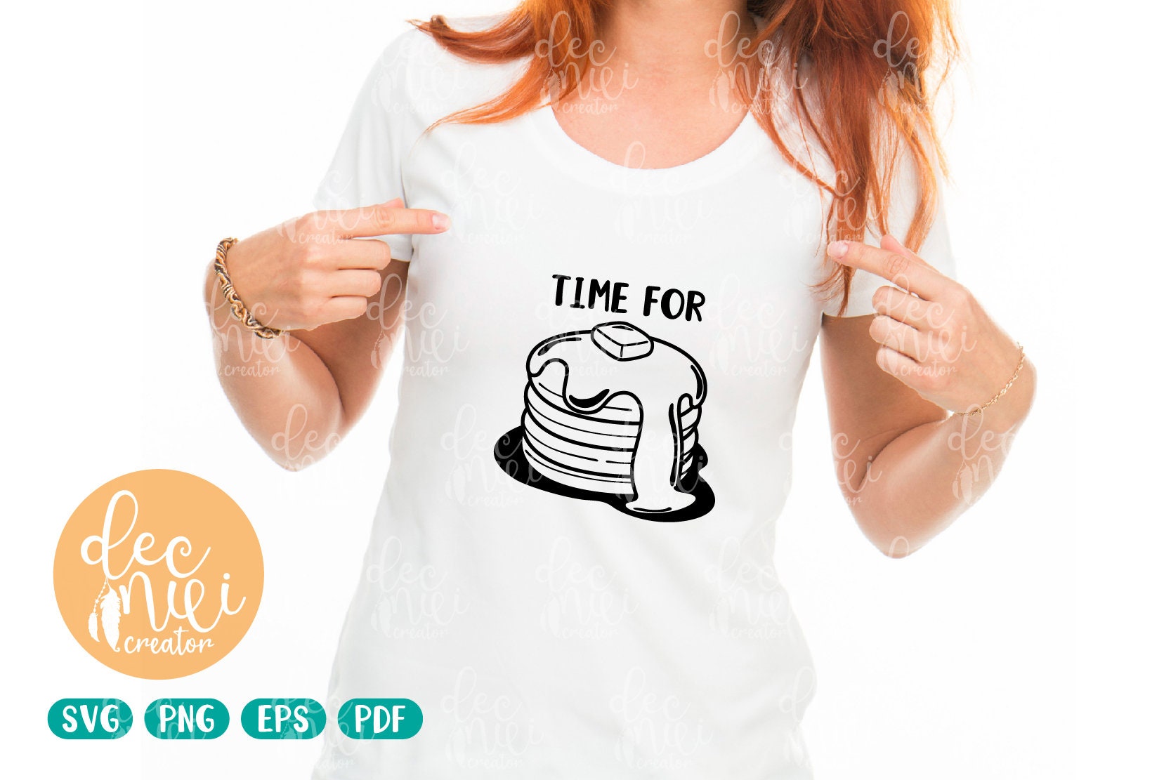 Time for Pancake Svg Pancake SVG Cut File Cute Pancake - Etsy