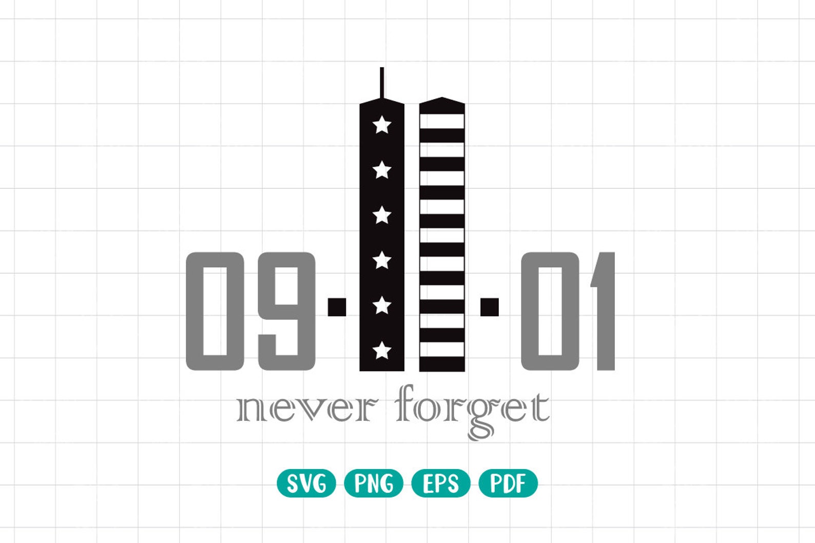 911 svg September 11 svg Never forget 911 911 Memorial | Etsy