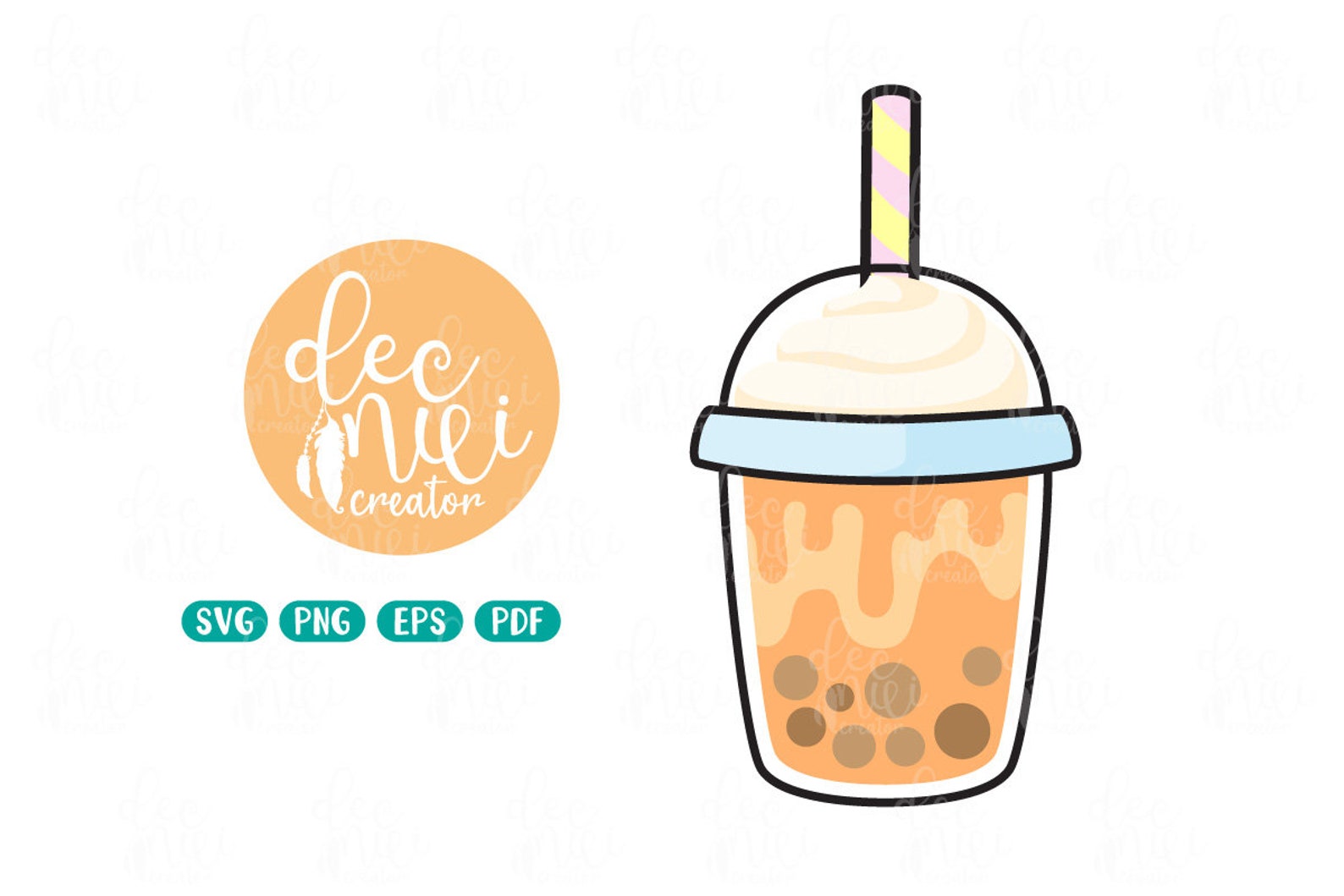 Bubble Tea Collection SVG Cut File Cute Boba Tea Milk Tea - Etsy