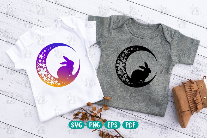 Magic Moon Phase Rabbit Svg Mystical Rabbit Svg Moon Bunny - Etsy