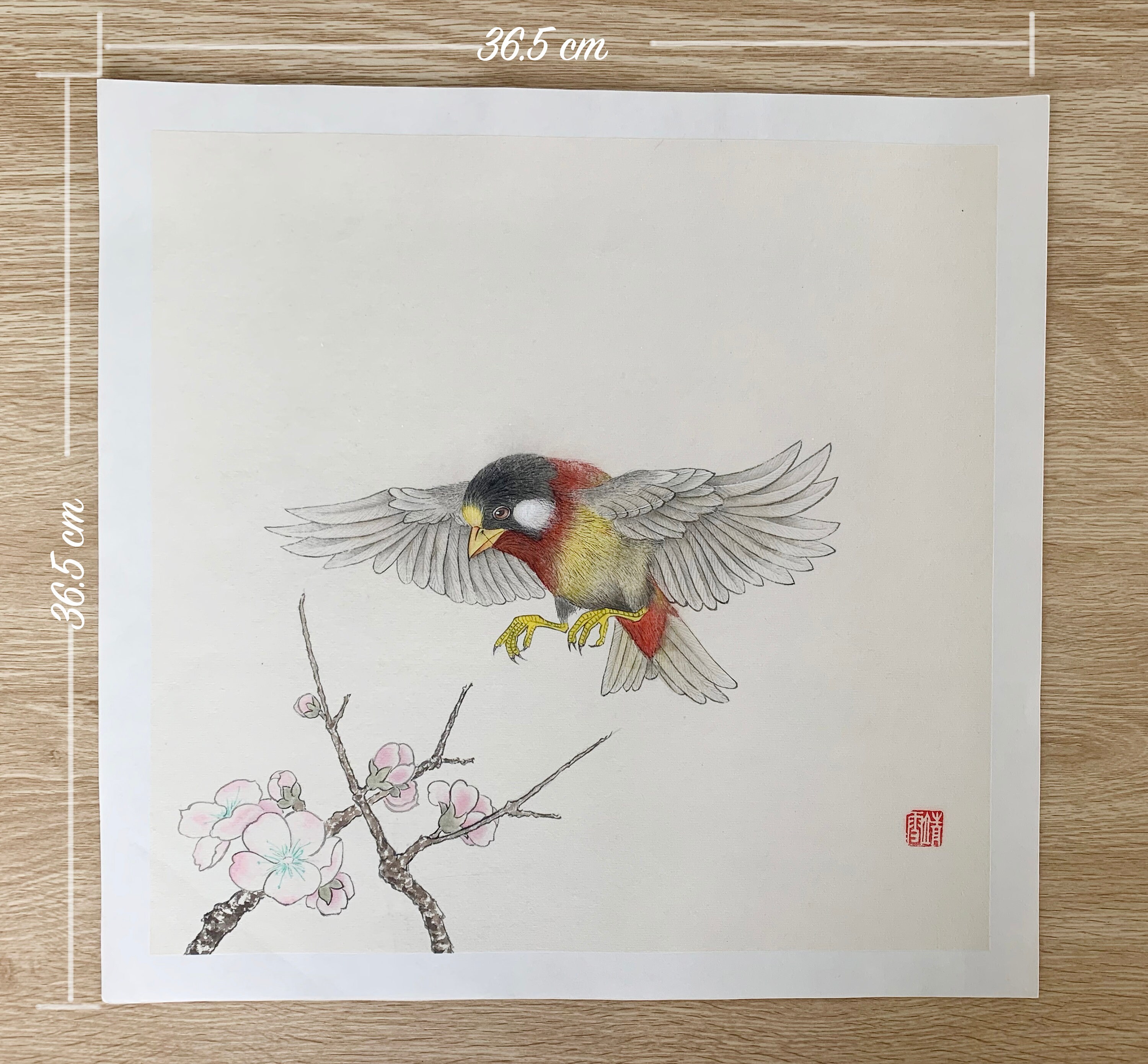 Traditional Chinese Painting Spirit of Life spring Bird Original Work ...