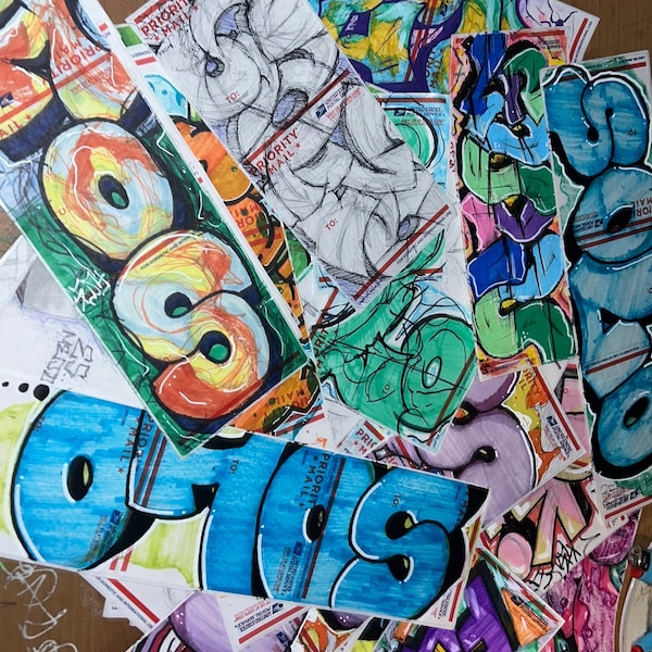 Graffiti Stickers Pack - Etsy