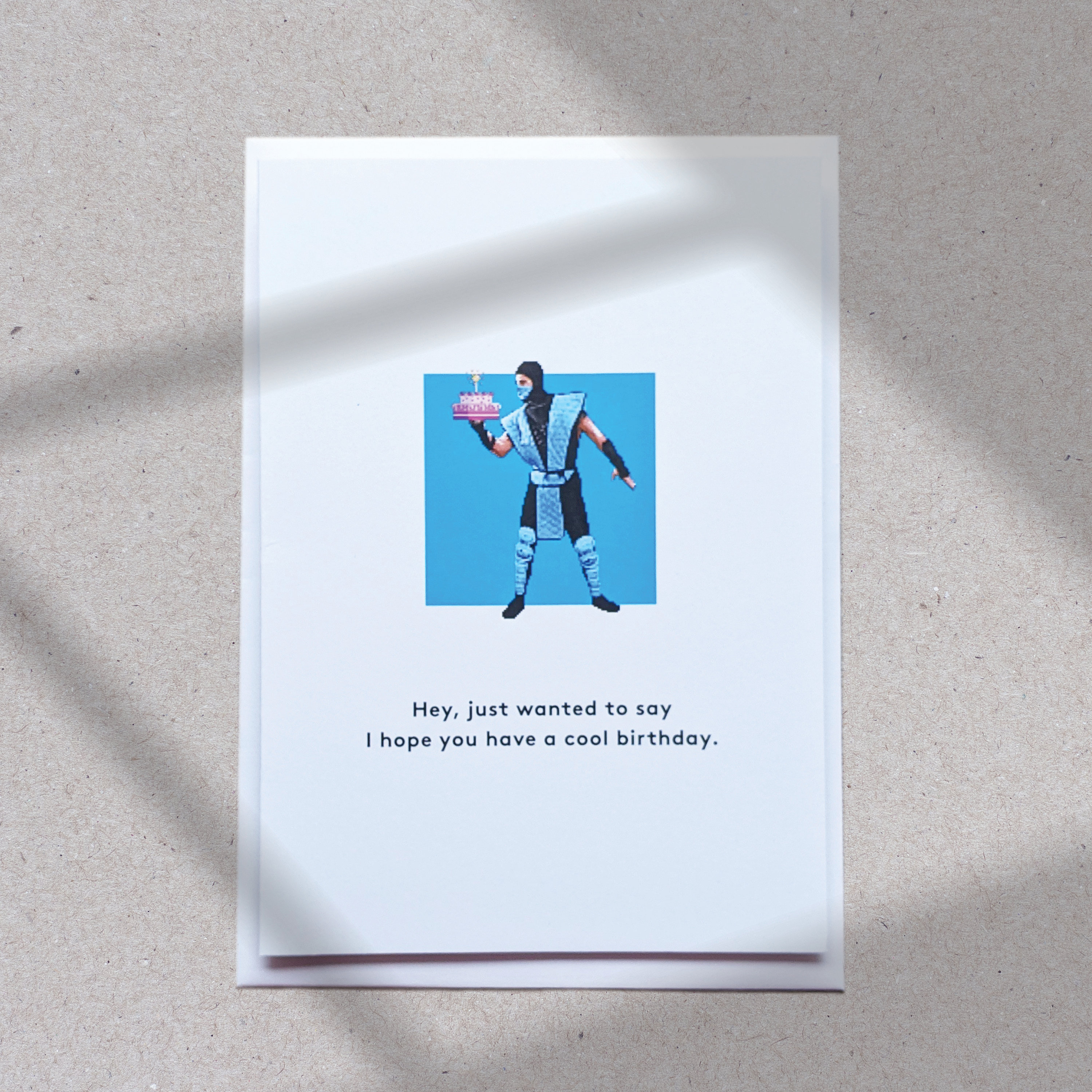 Mortal Kombat Sub-zero Happy Birthday Greeting Card - Etsy Australia