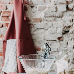 Pink Leather Apron for Women | Premium Quality Luxury Leather Kitchen ...