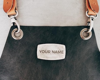 Customized Leather Apron With Name Custom Leather Apron - Etsy