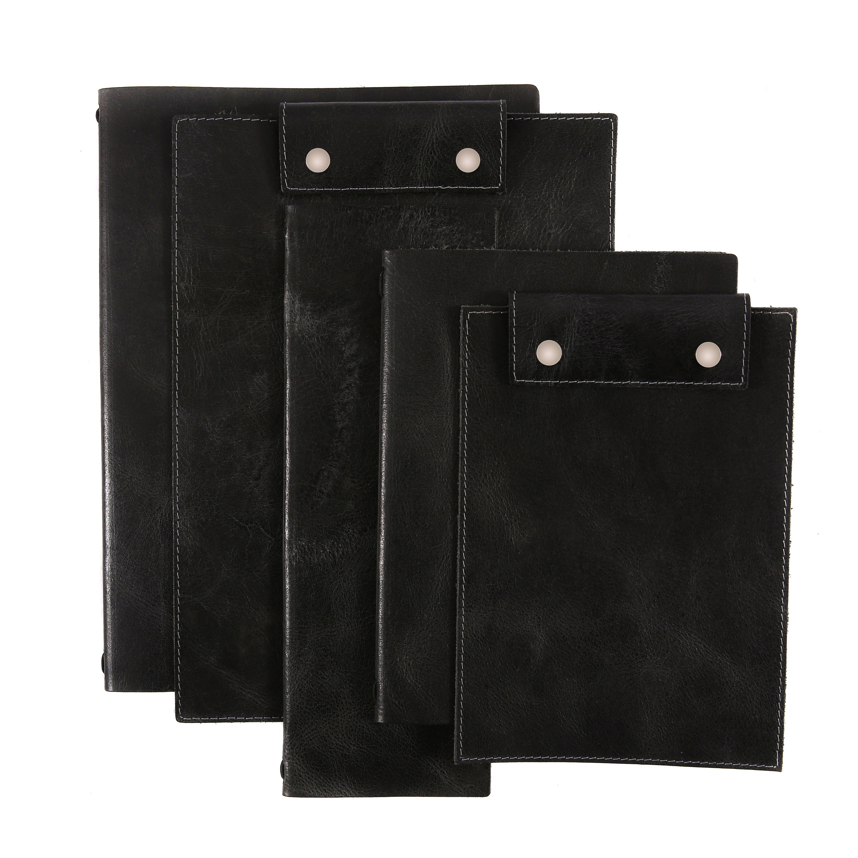 2 Pcs Luxury Leather Menu Holders Set A4 and A5. Thick and Heavy ...