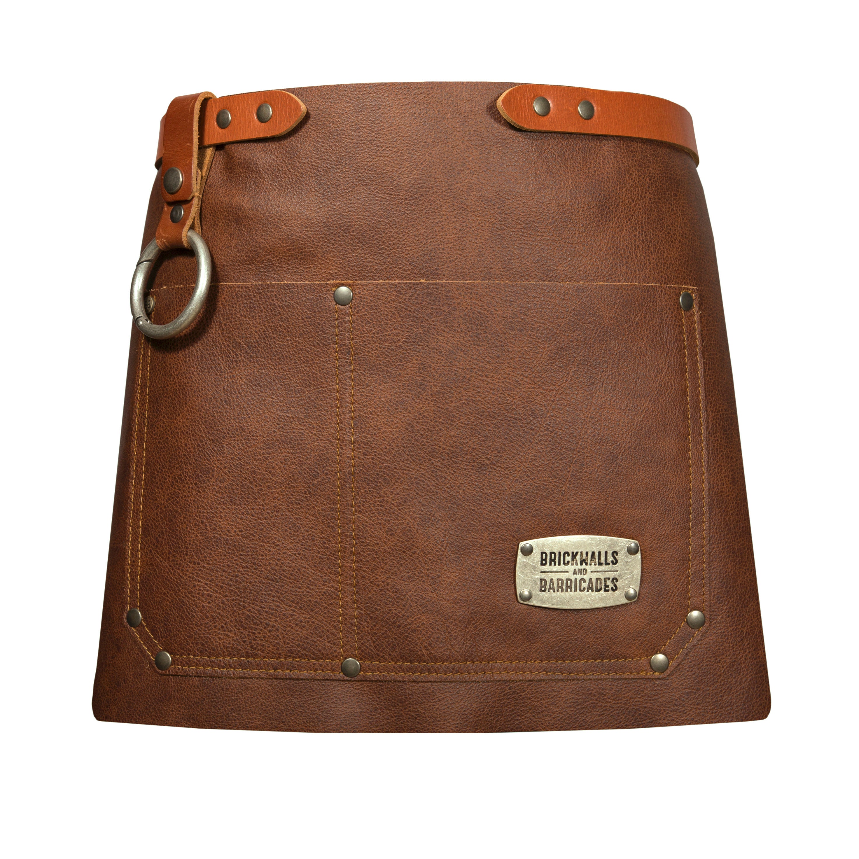 Leather Bistro Apron Waist Apron Stain-free Half Apron Waiter Apron for ...
