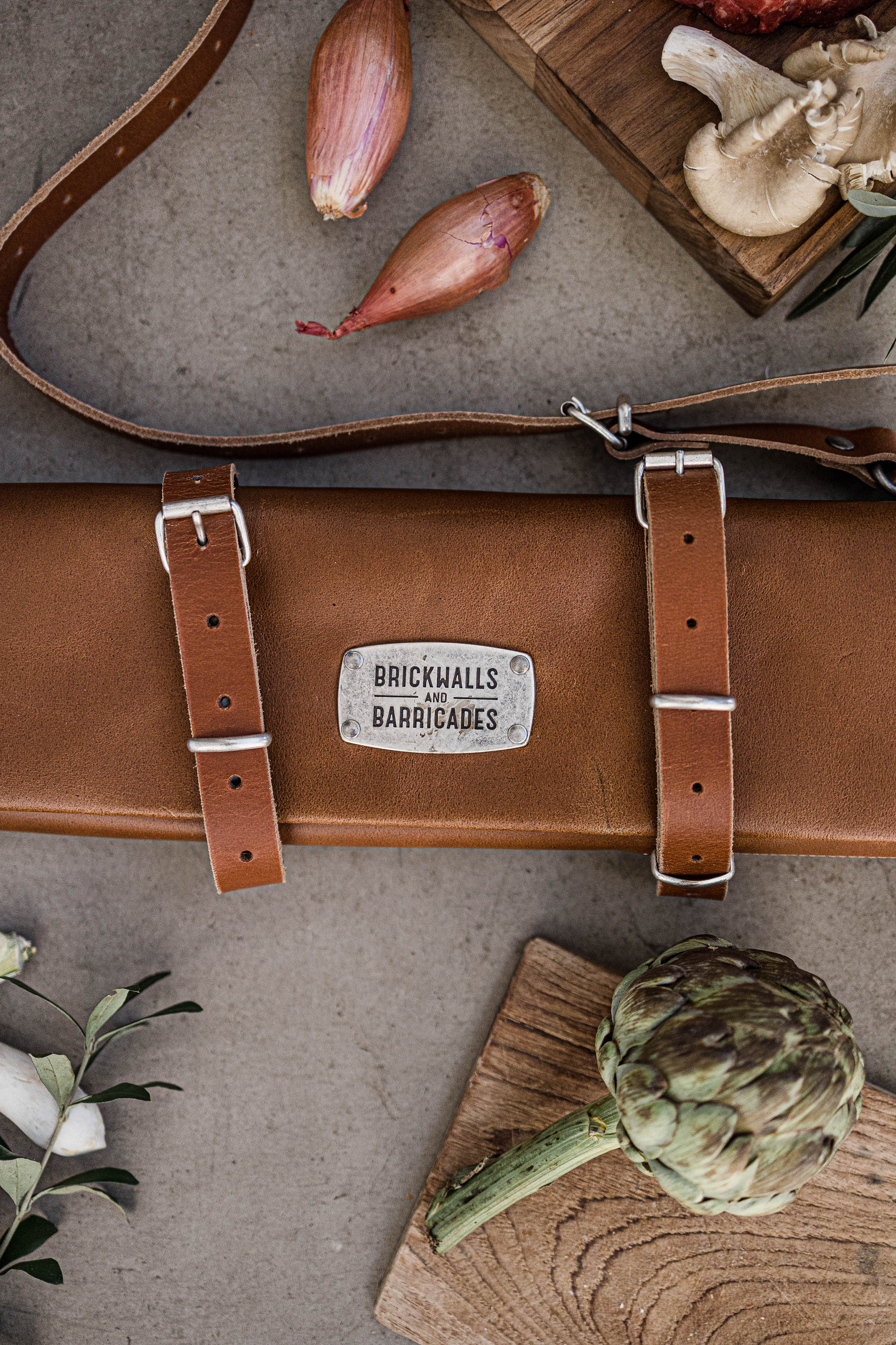 12 Sloth Extra Large Leather Knife Roll Bag Brown Cow Leather Kniferoll ...