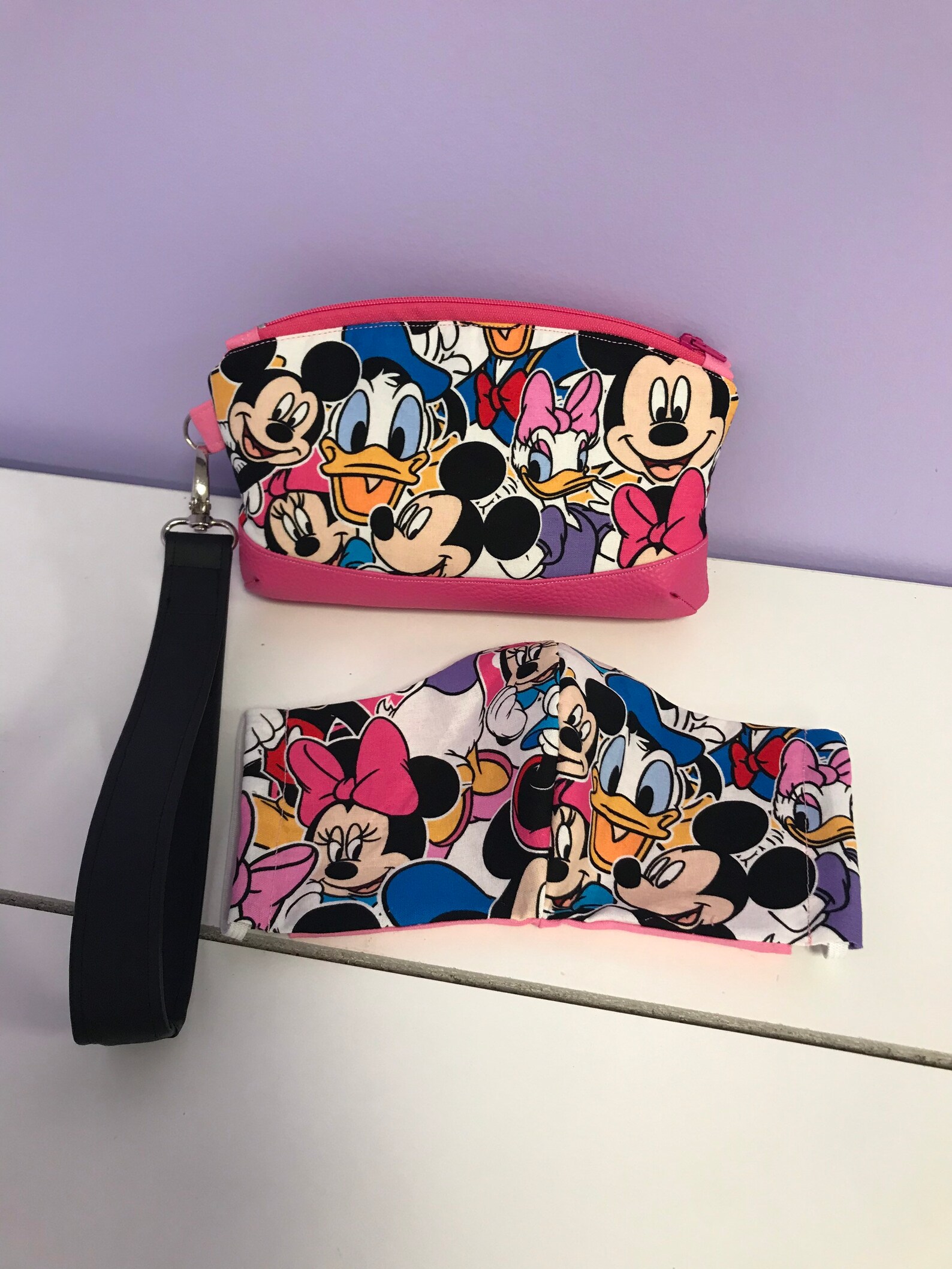 Disney Inspired Wristlet With Matching Mask. - Etsy