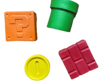 Super Mario Crayons - Etsy