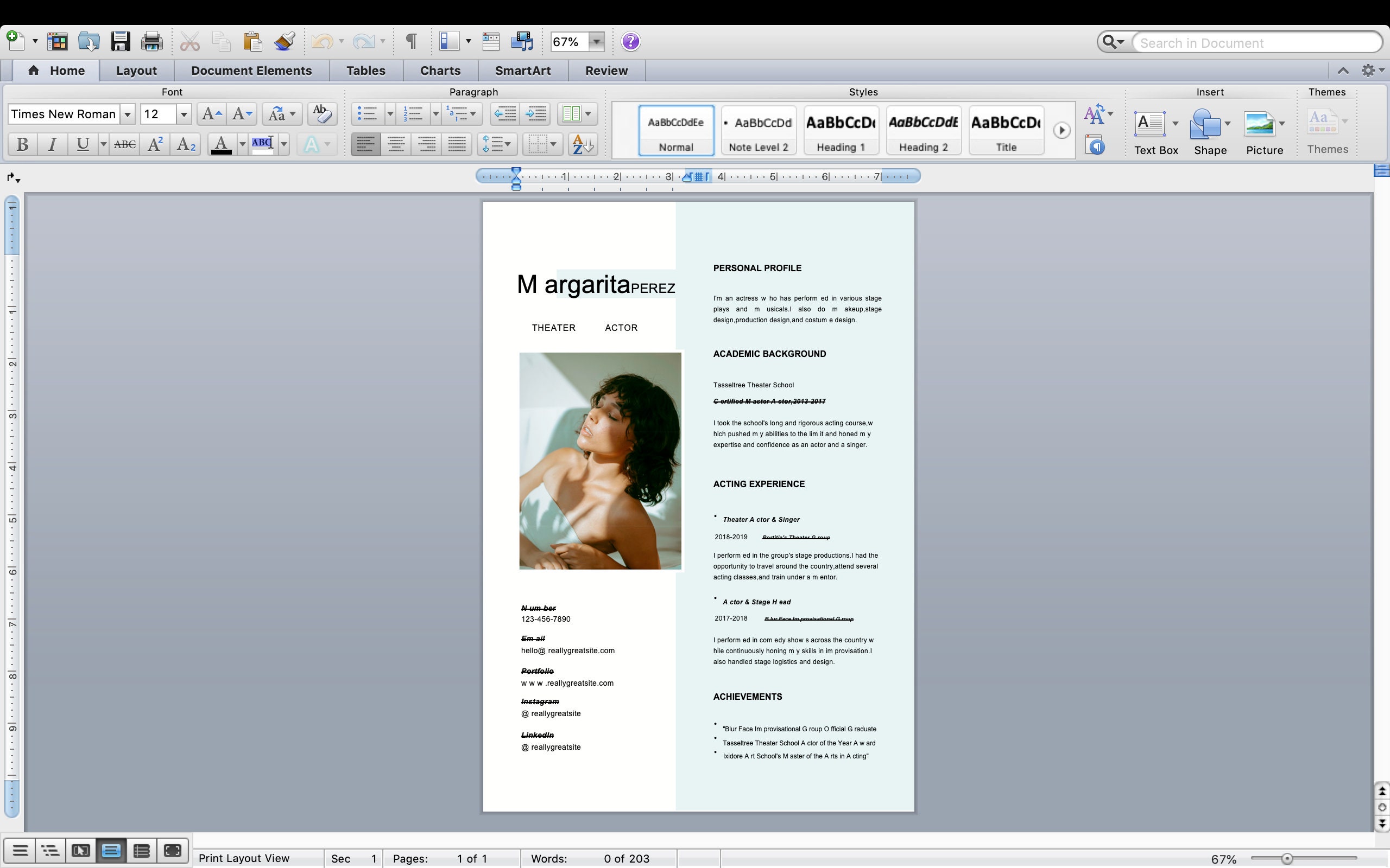 CV Template ,resume Template - Etsy Finland