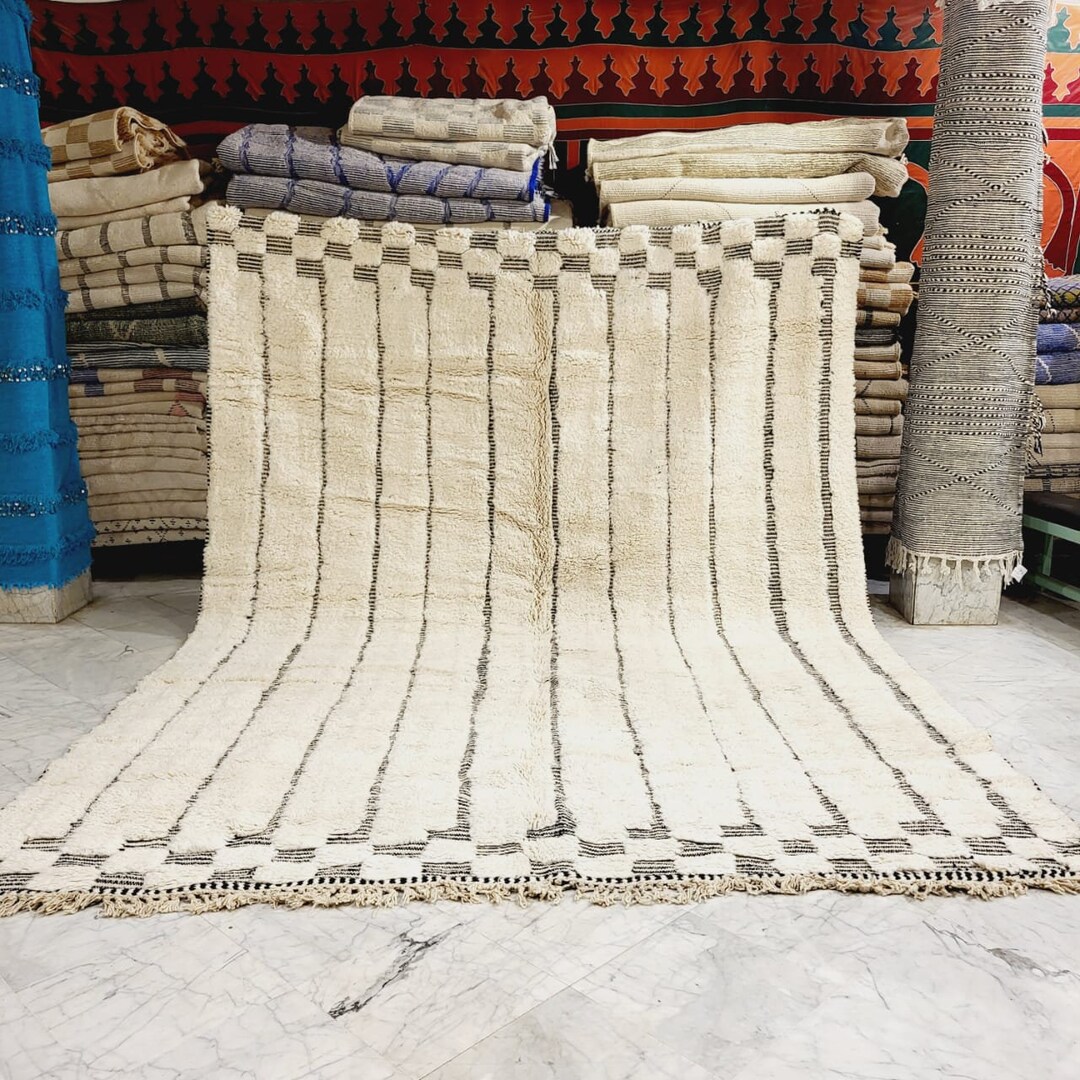 Handmade Wool Berber Carpet Moroccan Wool Rug Berber Style - Etsy