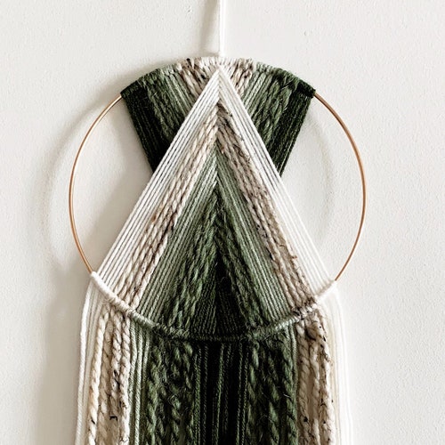 Macrame Hoop Wall Hanging Custom Macrame Boho Decor - Etsy