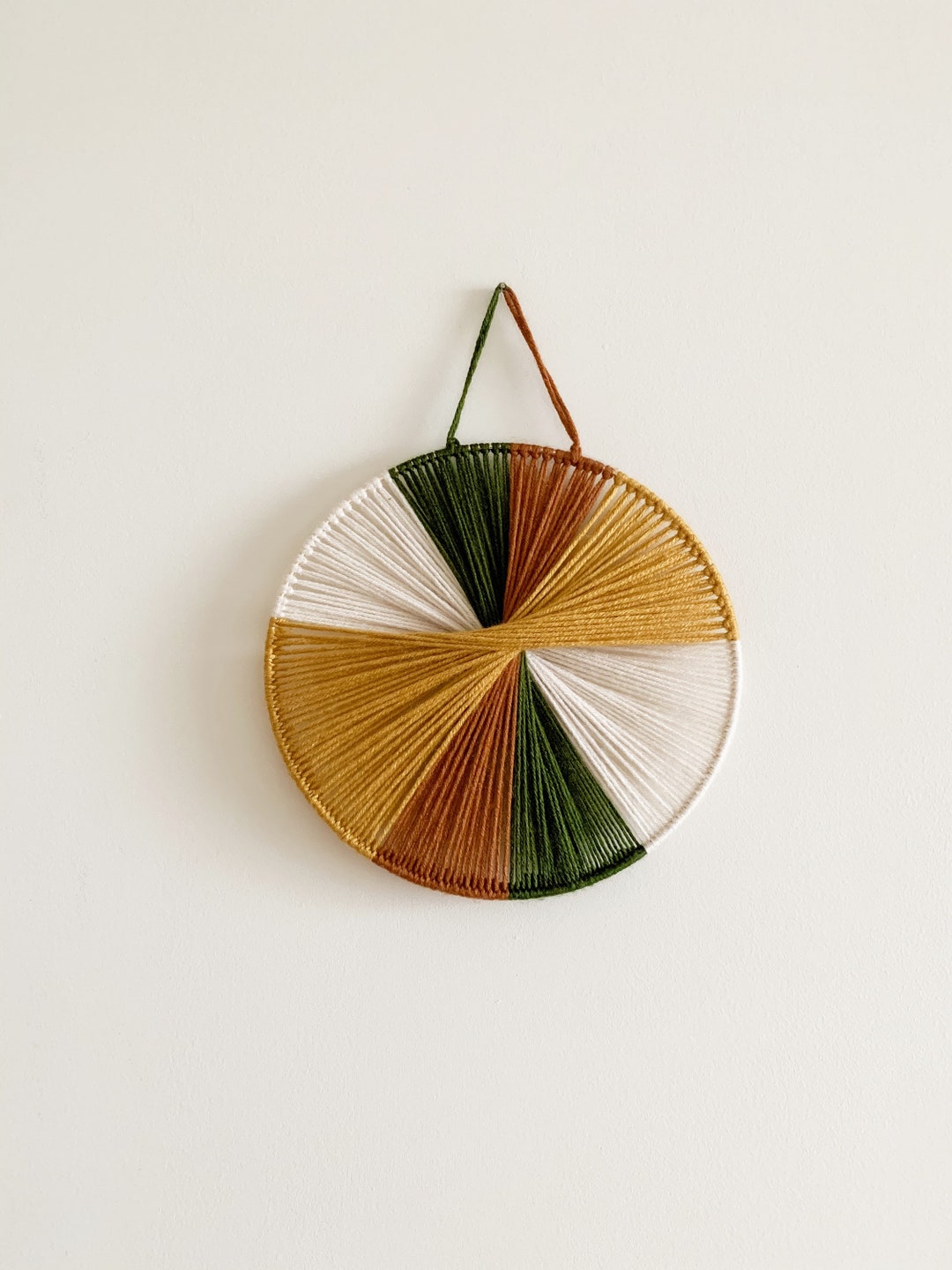 Fall Yarn Hoop Wall Hanging - Etsy
