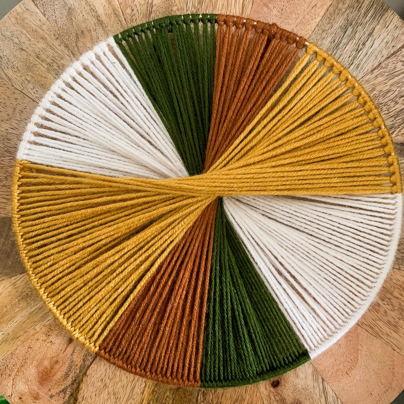 Fall Yarn Hoop Wall Hanging - Etsy