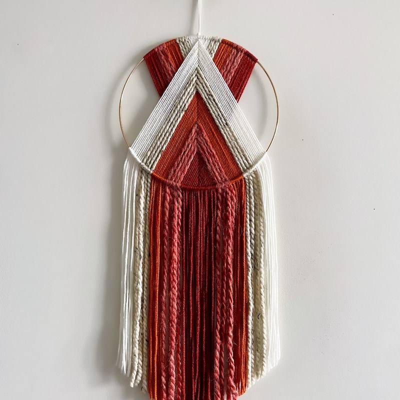 Red Wall Hanging - Etsy