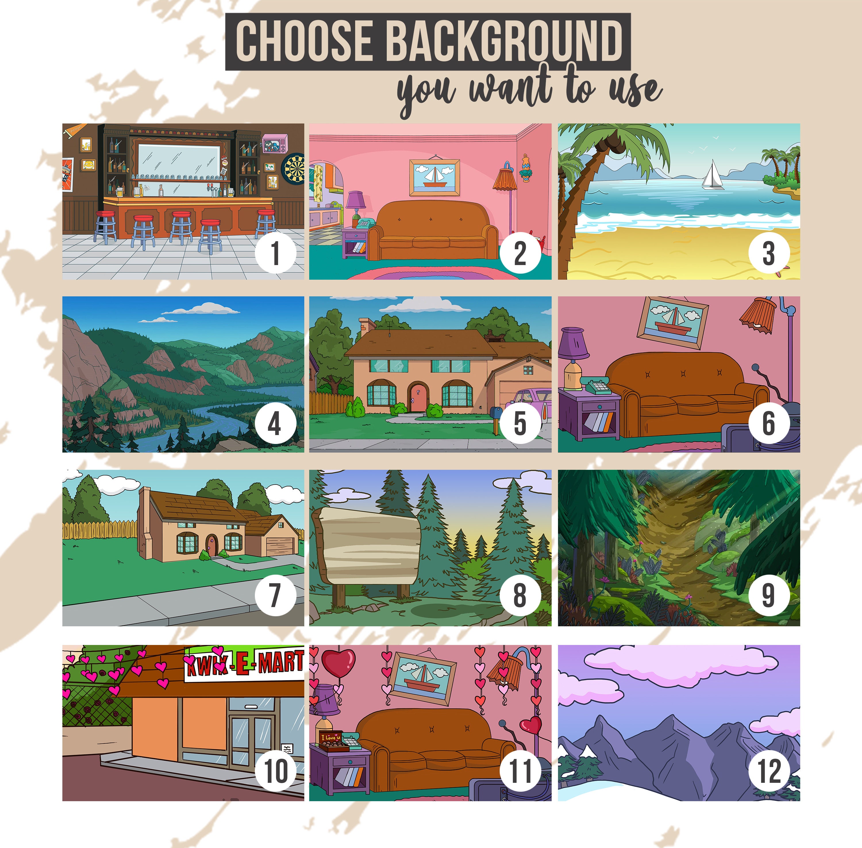 Simpson Family Portrait Digital Simpsonize Me Cartoon Me - Etsy