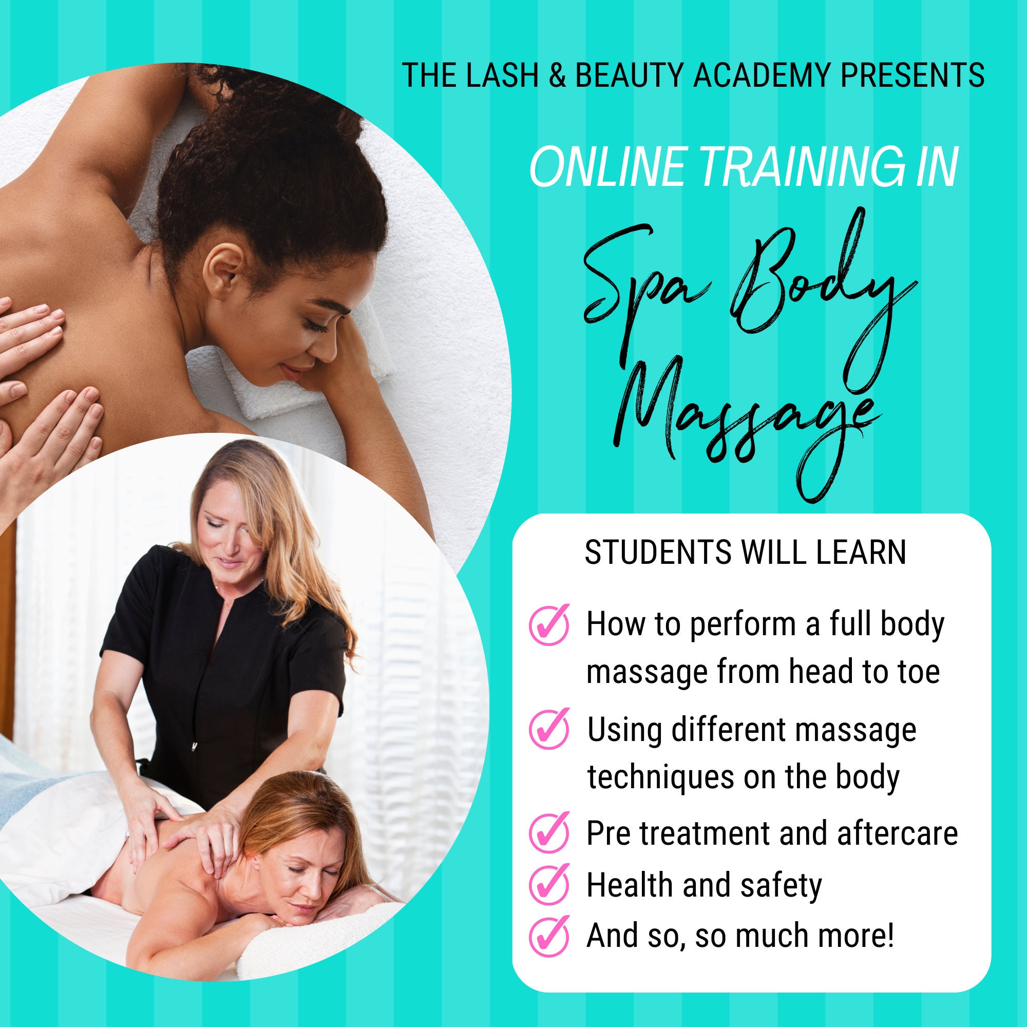 Accredited Spa Body Massage Course Online Course Beauty Etsy Denmark