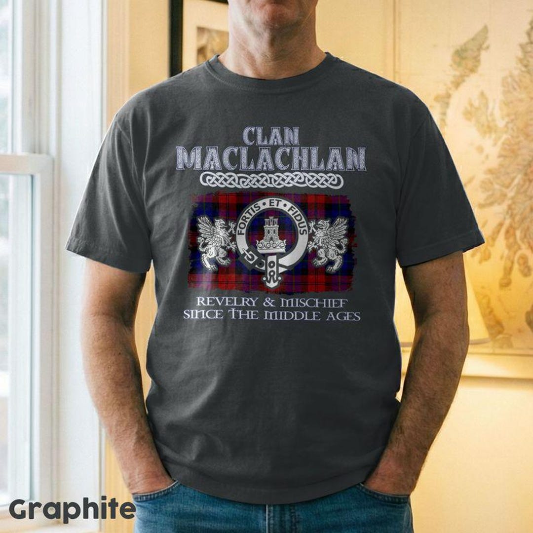 Clan Maclachlan Premium Comfort Colors Heavyweight T Shirt - Scottish ...
