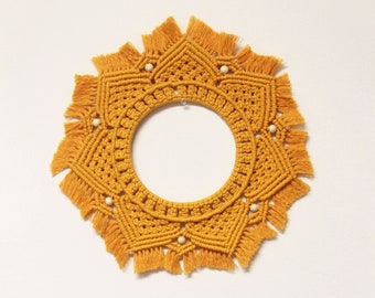 Macrame Sun Wall Hanging - Etsy