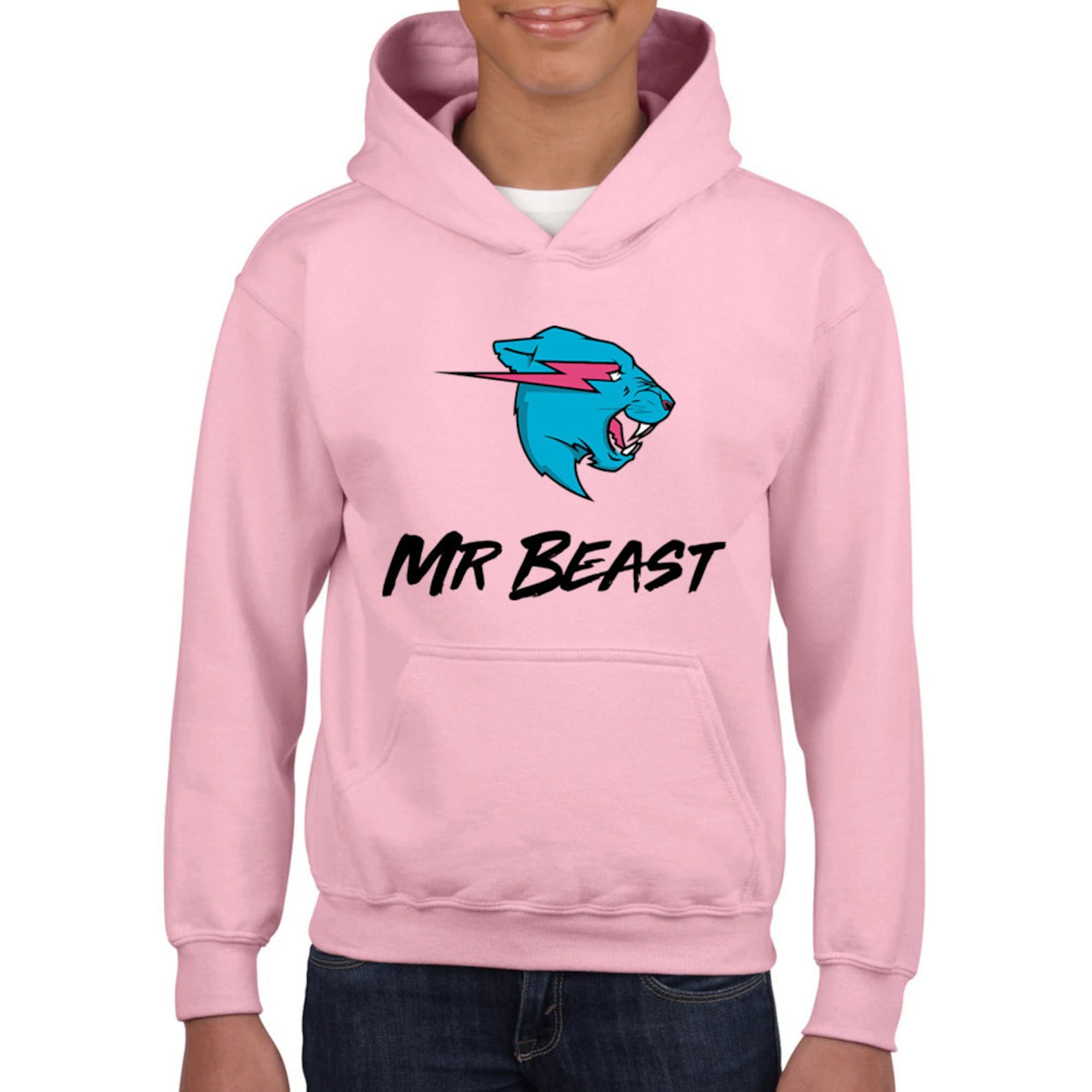 MrBeast Mr Beast Logo Hoodie Sweatshirt Youth Inspired | Etsy