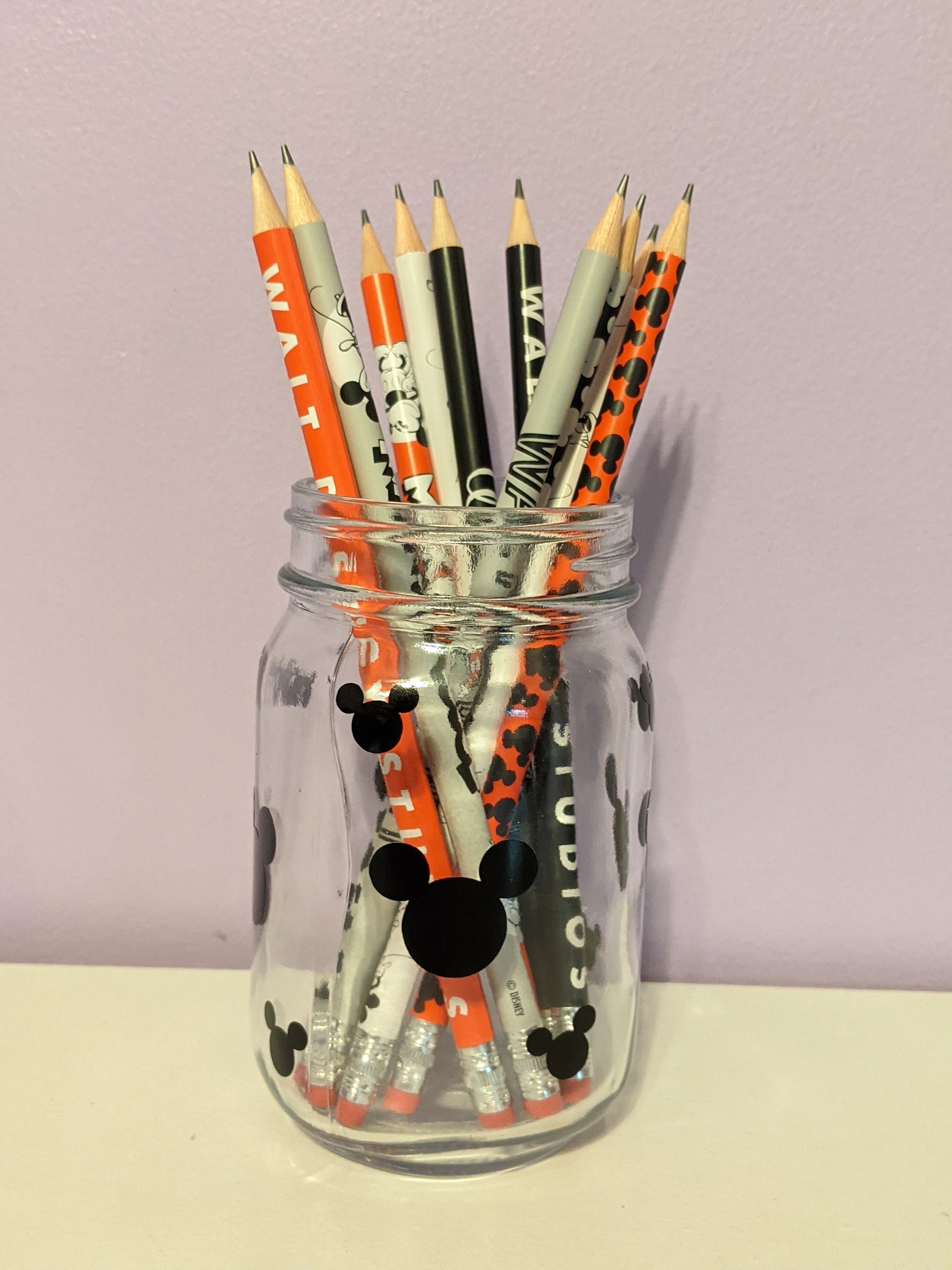 Mickey Mouse Mason Jar - Etsy