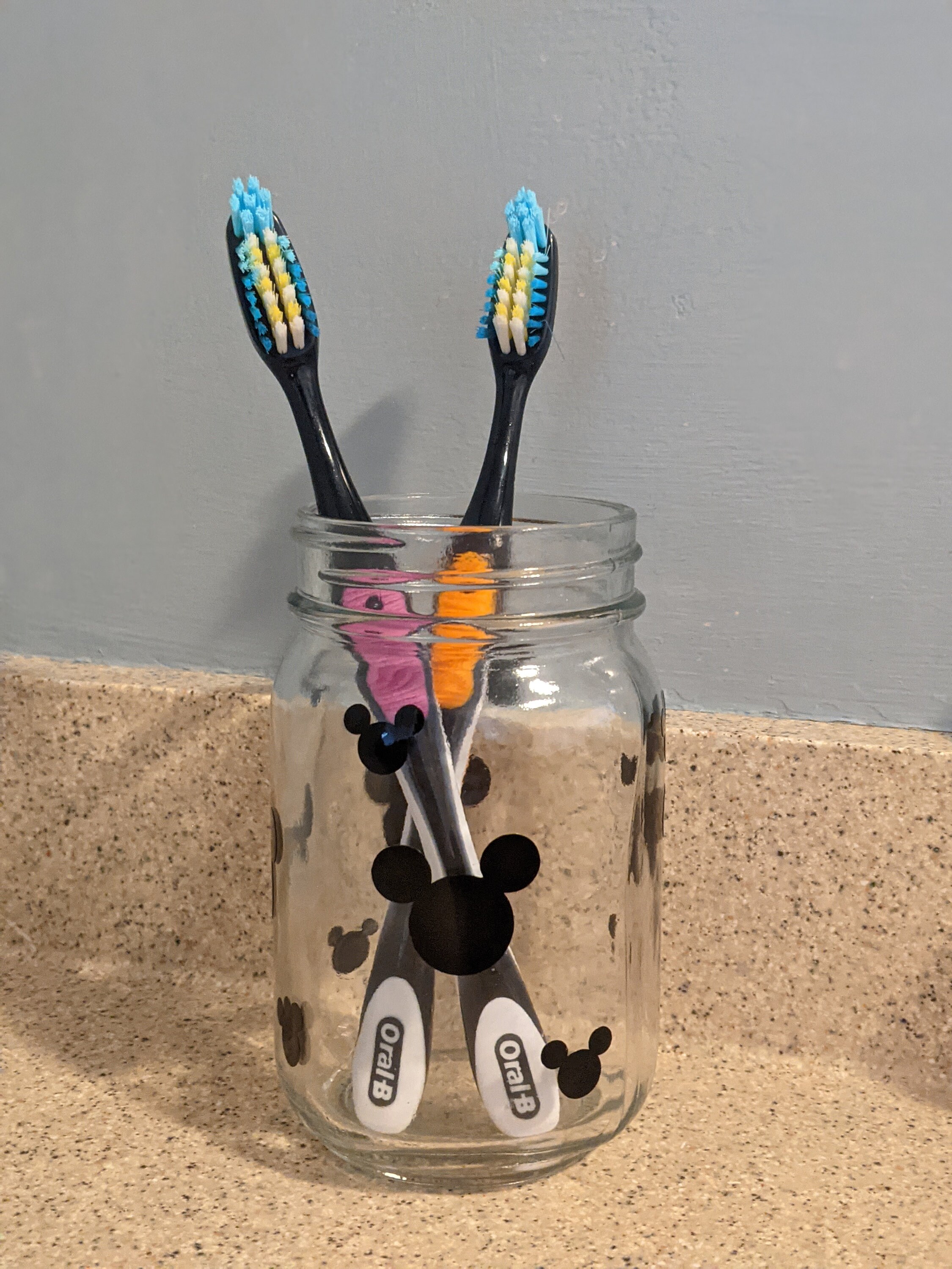Mickey Mouse Mason Jar - Etsy