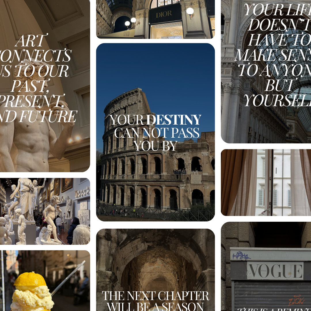 Travel to Italy Vision Board | Transform Your Life Vision Board | La ...